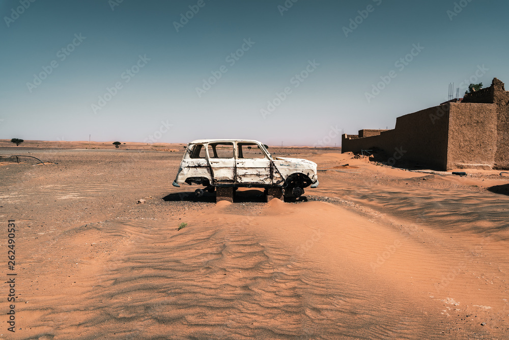 Abandoned Cars In Desert