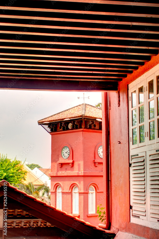 Malacca, Malaysia, Colonial architecture Stock Photo | Adobe Stock