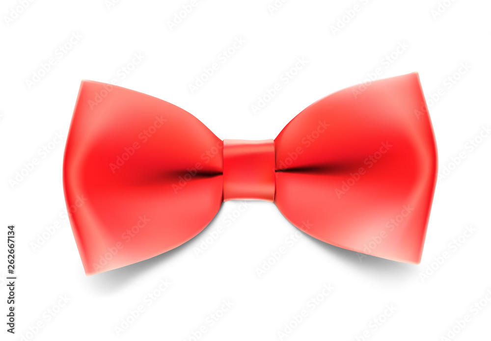Red Bow Tie Vector