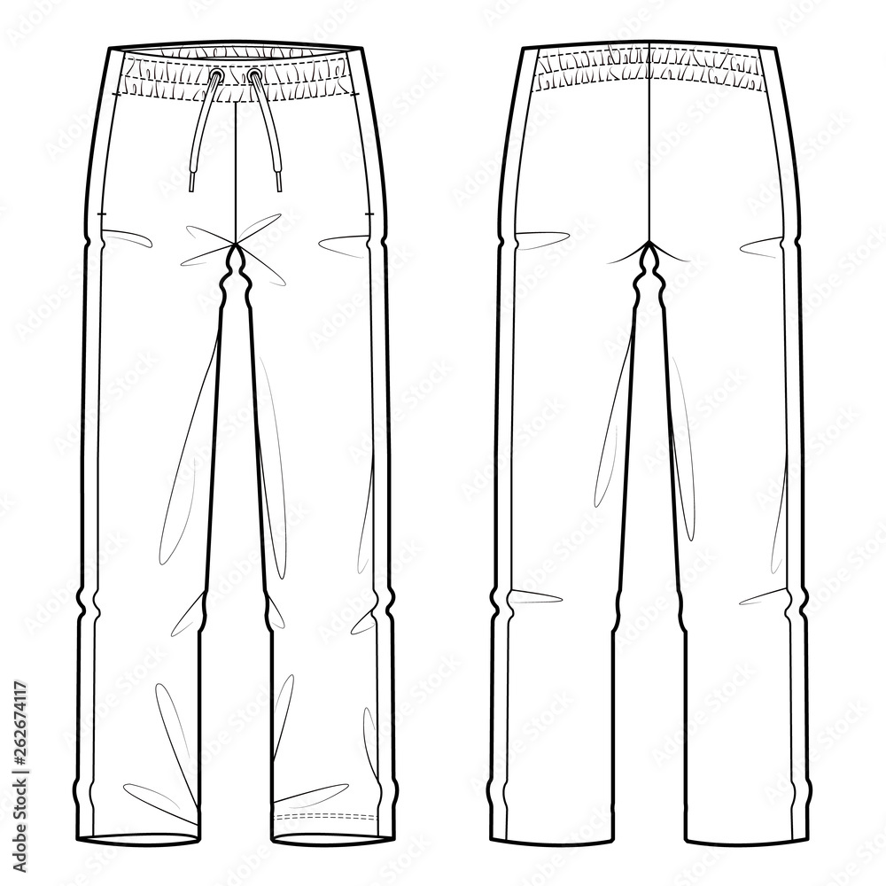 Sportswear Fashion template set Stock Vector | Adobe Stock