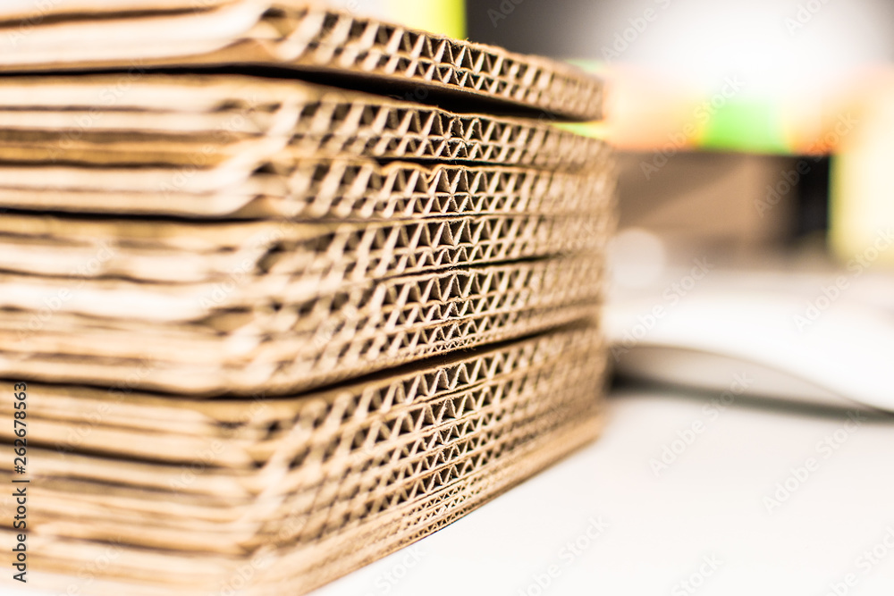 Wellpappe Welle Karton Pappe Muster Stock Photo | Adobe Stock