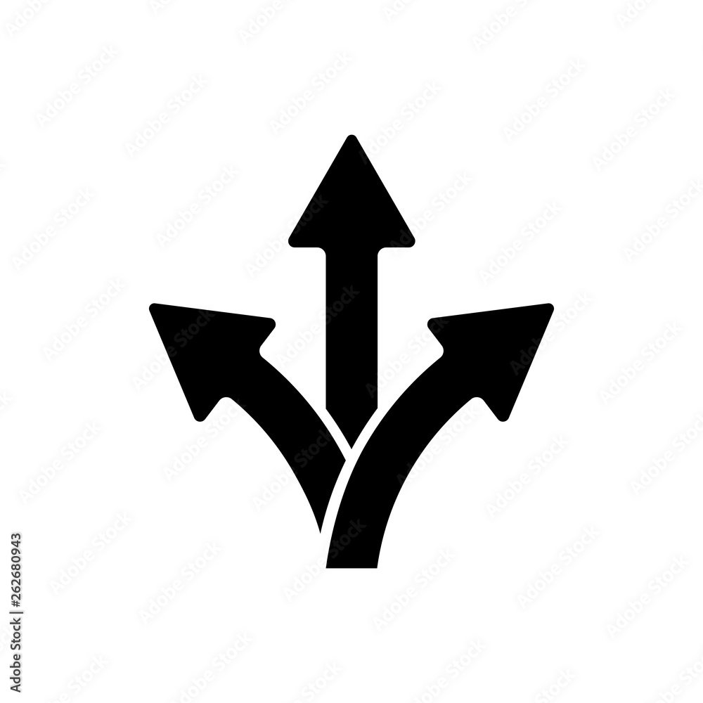 way icon, arrow vector Stock Vector | Adobe Stock