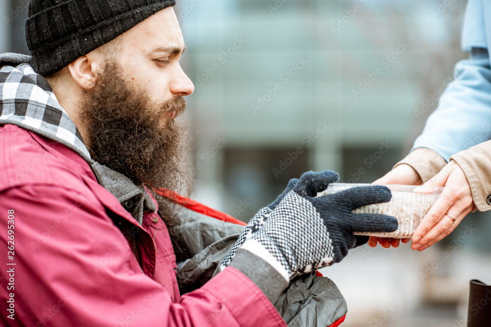 People Helping The Poor