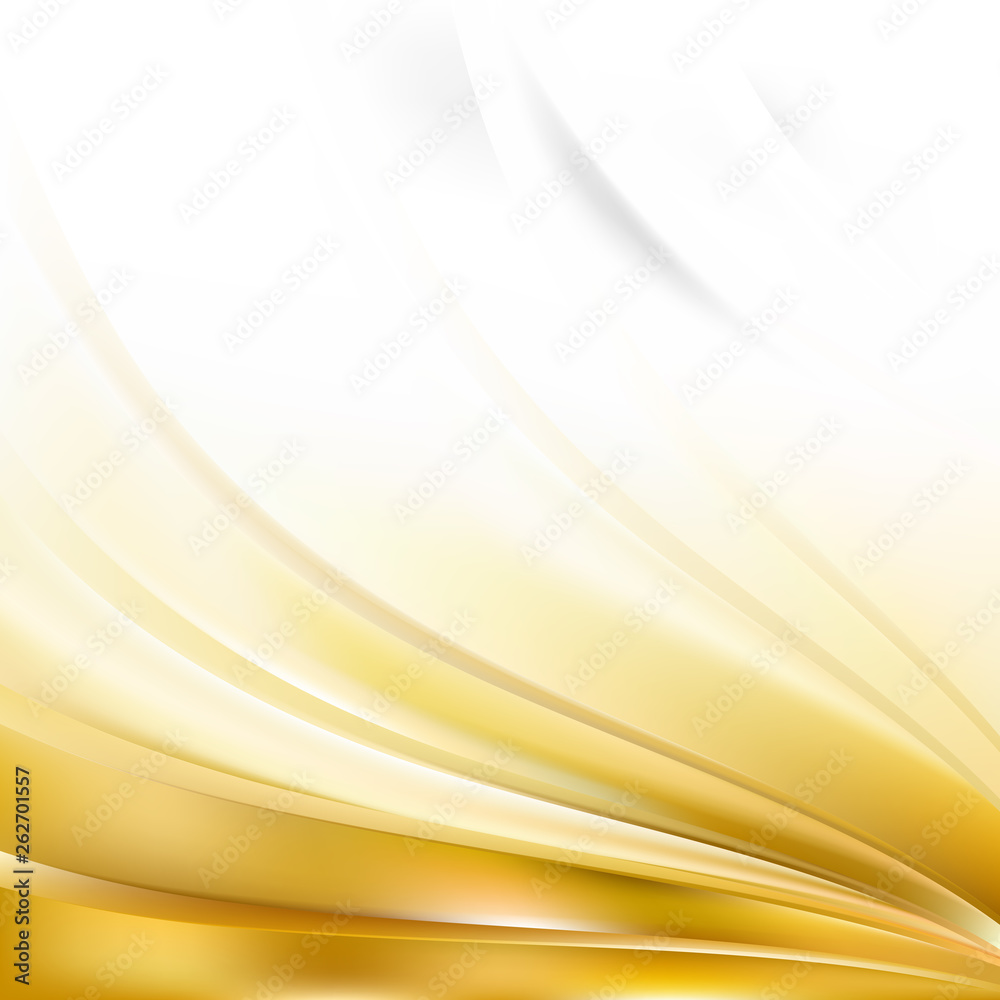 Abstract White and Gold Background Stock Vector | Adobe Stock