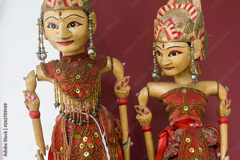 Wayang golek, trsditional Indonesian puppets Stock Photo | Adobe Stock