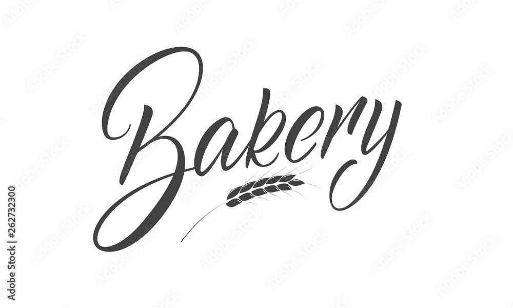 Bakery. Lettering label design for Bakery shop. Stock Vector | Adobe Stock