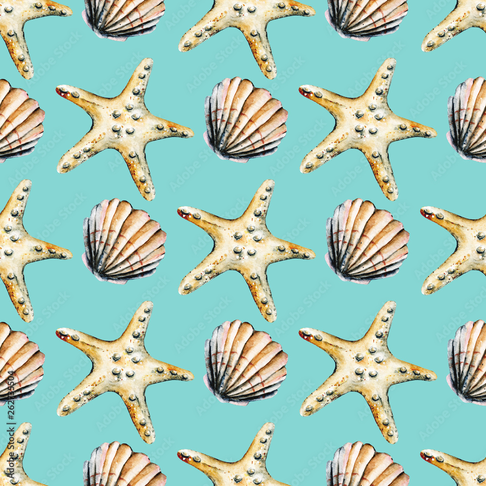 Beach Pattern Fabric