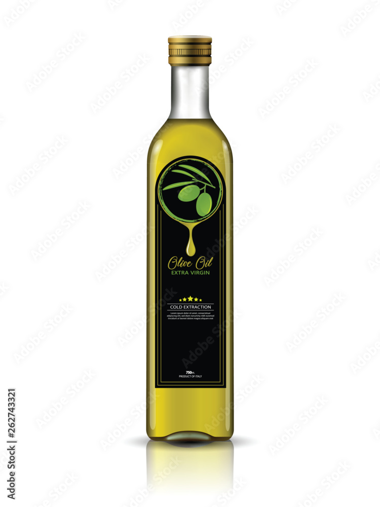 Vegetable Oil Bottle Label