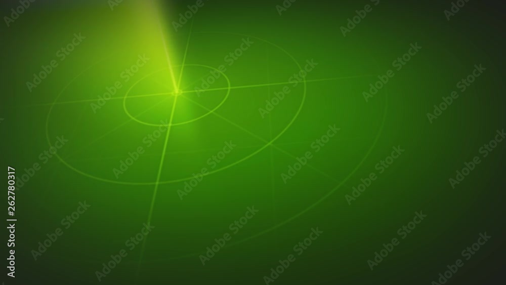 Radar And Sonar Scanner Technology Background Loop/ 4k animation of a ...