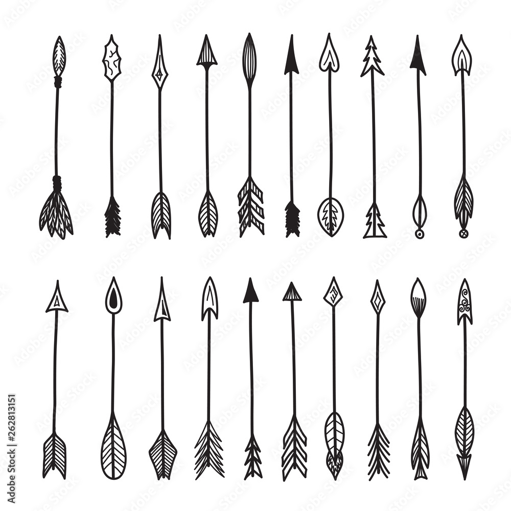 Vintage Arrows Clipart