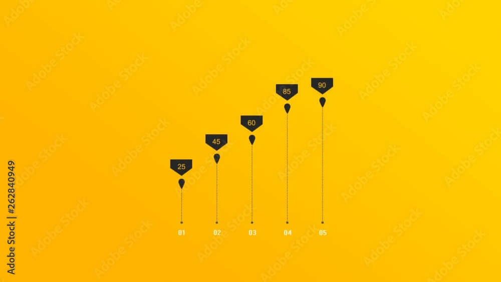 2d graphical infographic Stock Video | Adobe Stock