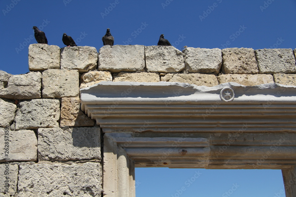 Ruins of Chersonesus, an ancient greek colony in nowadays Sevastopol ...