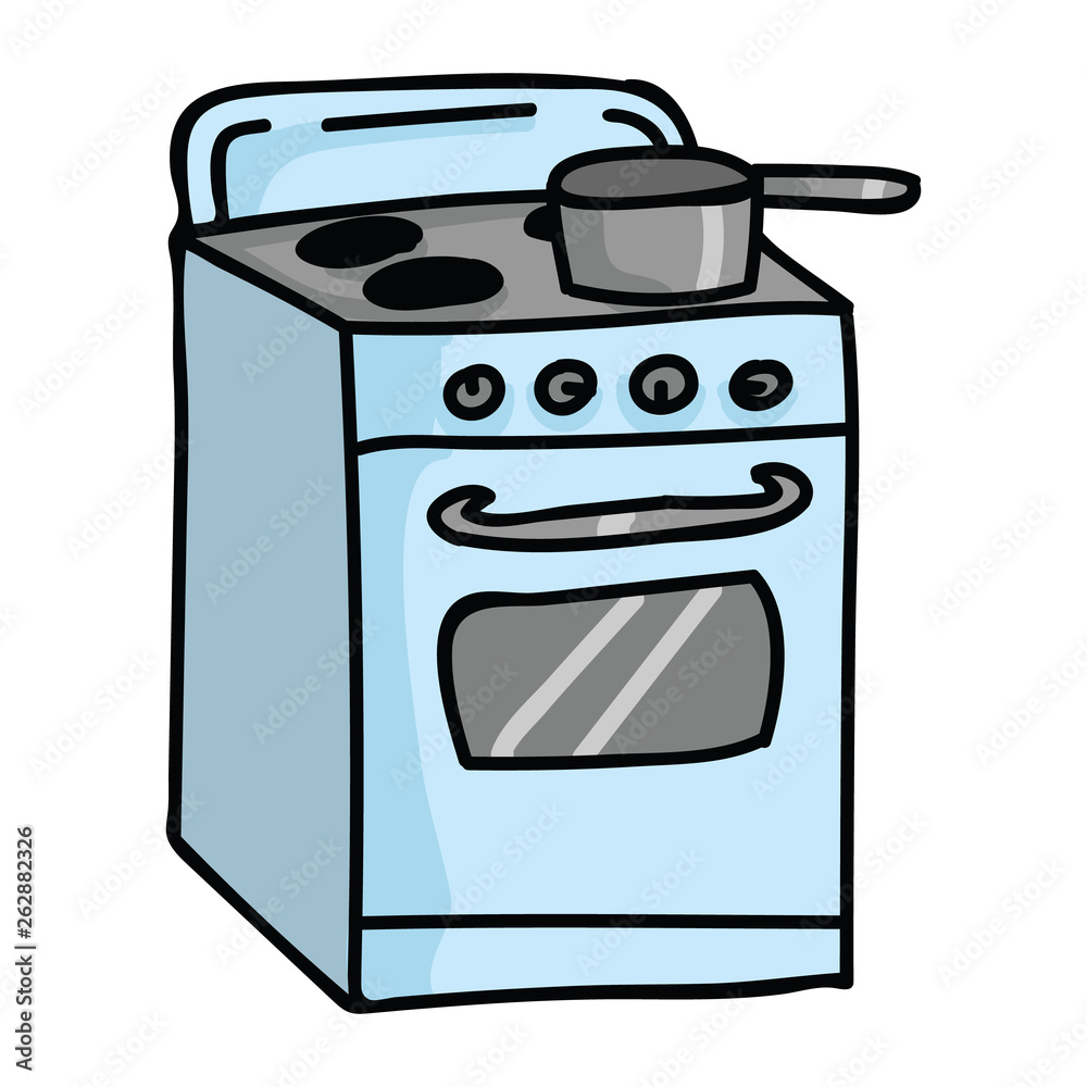 Vintage Clip Art Stove