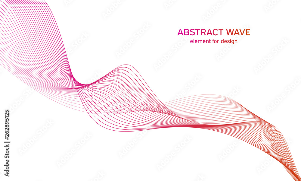 Abstract colorfull wave element for design. Digital frequency track ...