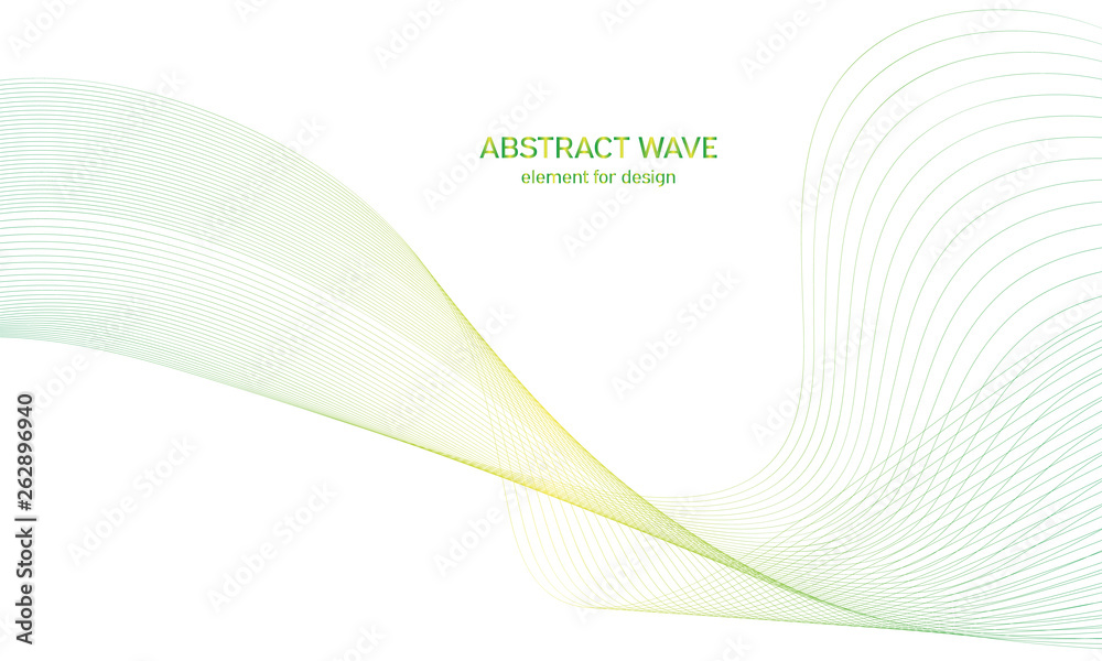 Abstract colorfull wave element for design. Digital frequency track ...
