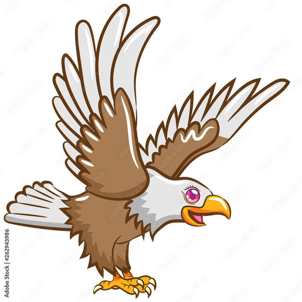 Diving Eagle Clipart