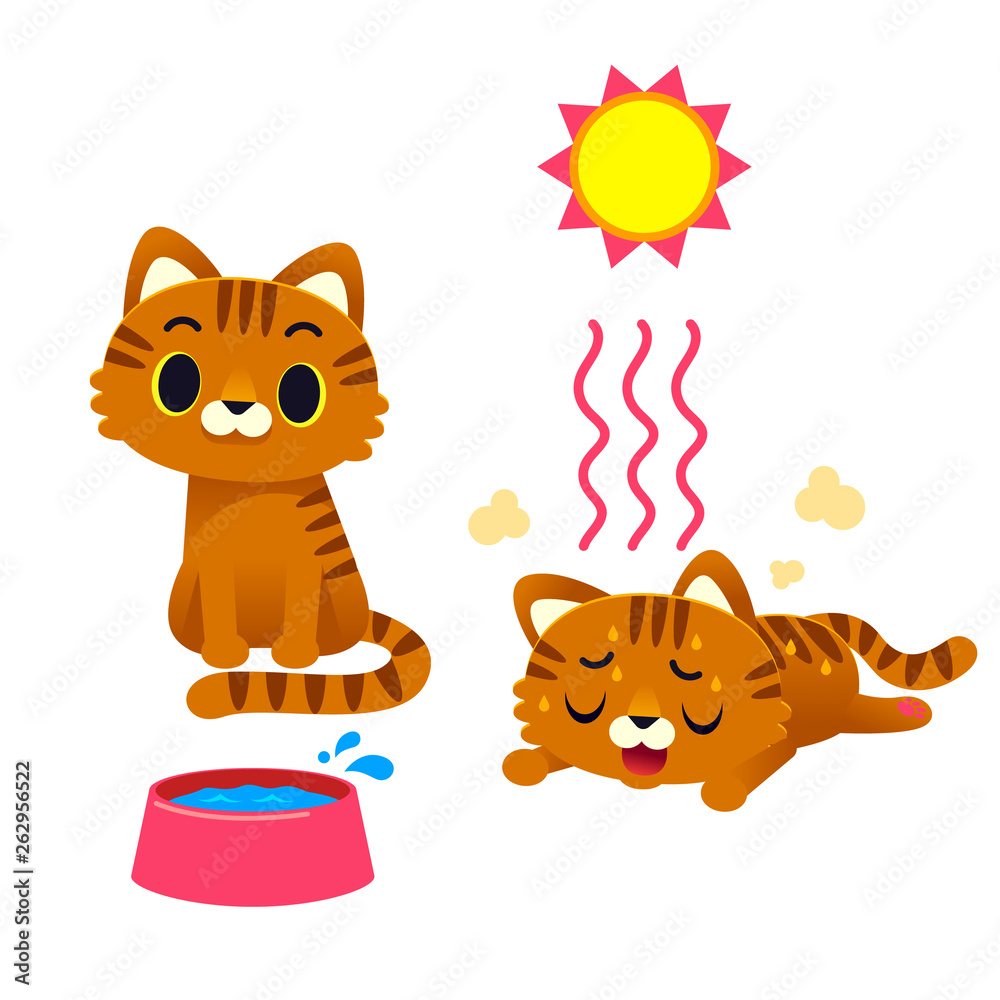 Sick Cat Clipart