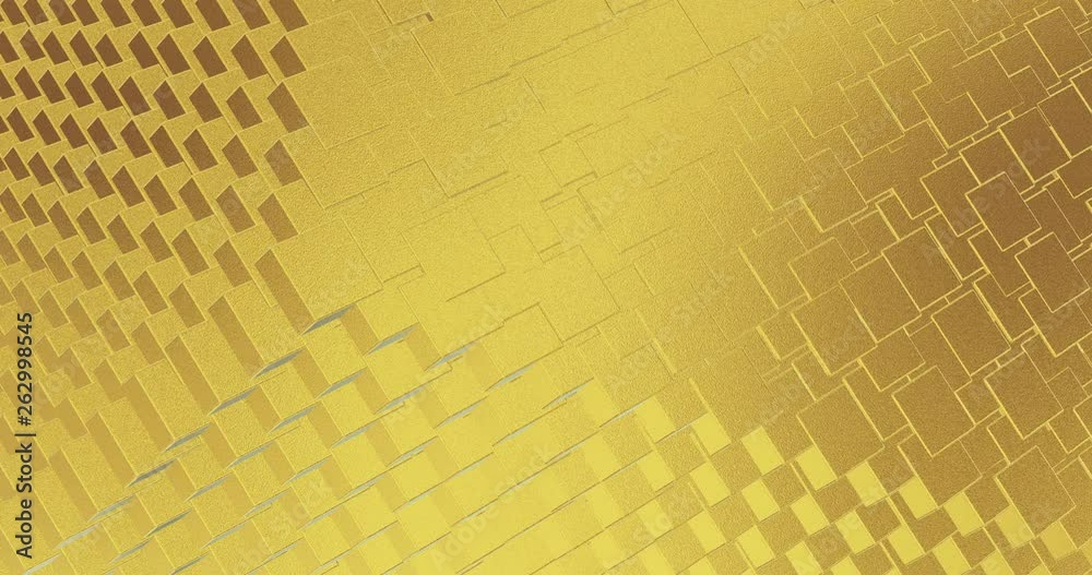Abstract geometric golden backgroundfoil tiles texture seamless loop ...
