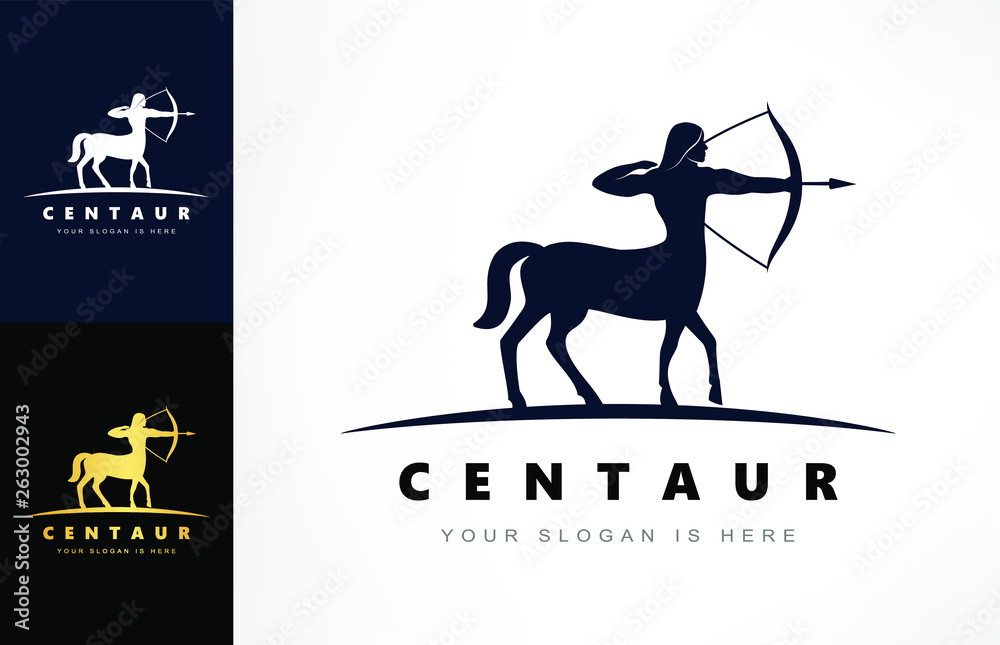 Centaur logo vector Stock Vector | Adobe Stock
