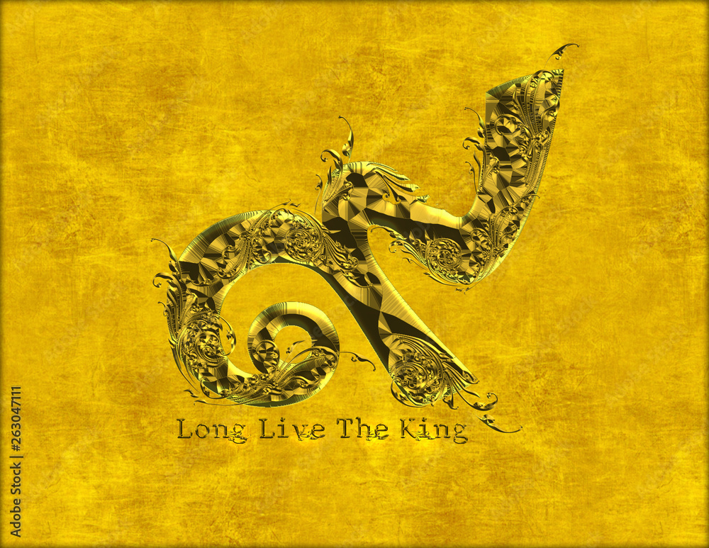 symbol The Rama 9 Long Live the King Stock Illustration | Adobe Stock