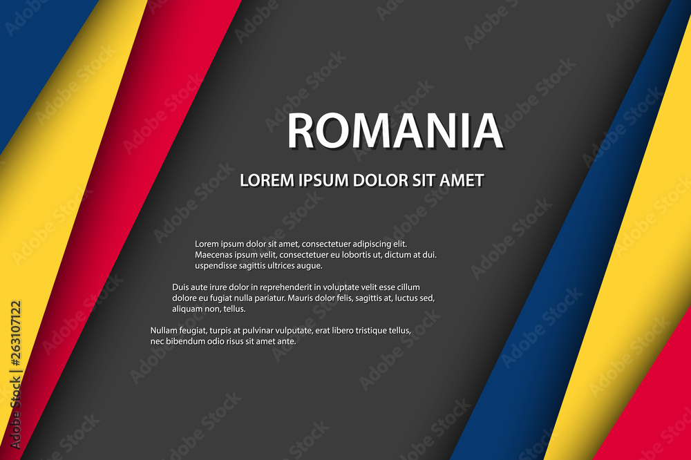 Modern vector background, overlayed sheets of paper in the look of the ...