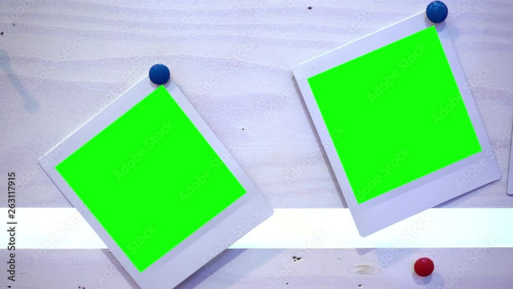 The photo. Photo frame with green background. Hromakey. Green screen ...