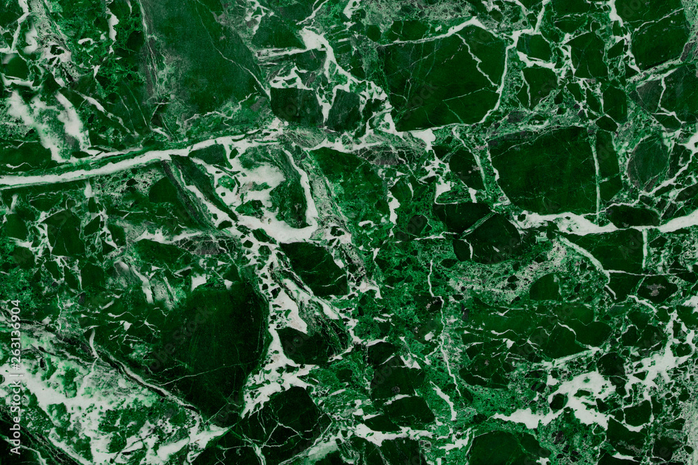 Polished Dark Green And Malachite Deep Marble With White Veins Or ...