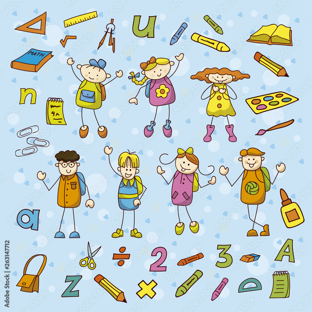 regreso a clases Stock Vector | Adobe Stock