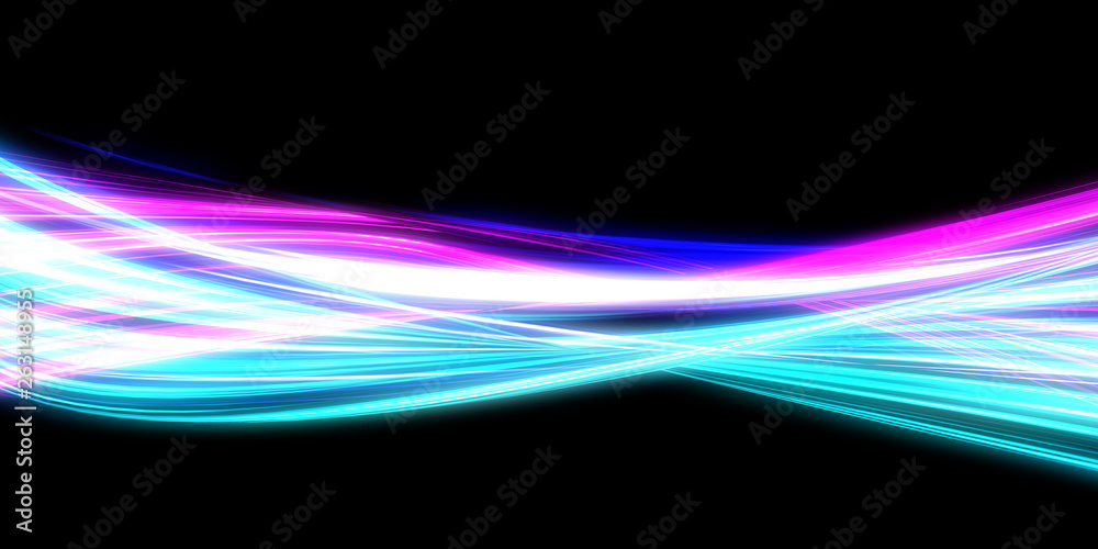 Neon Streaks Stock Photo | Adobe Stock