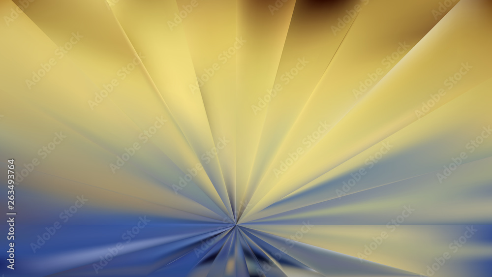 Abstract Blue and Gold Burst Background Stock Vector | Adobe Stock