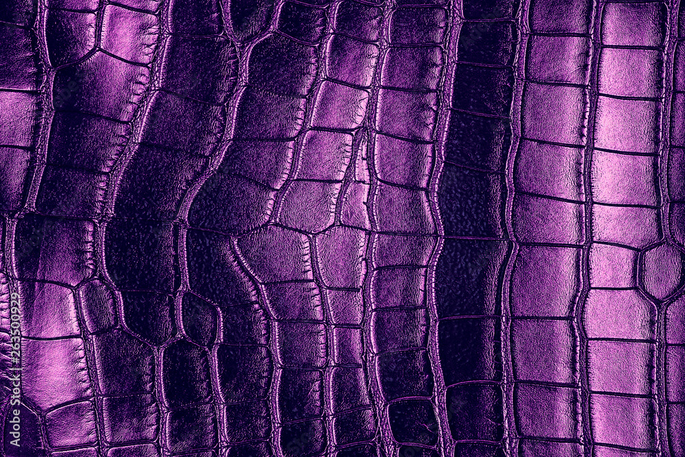 Dark background - violet crocodile leather texture. Stock Photo | Adobe ...