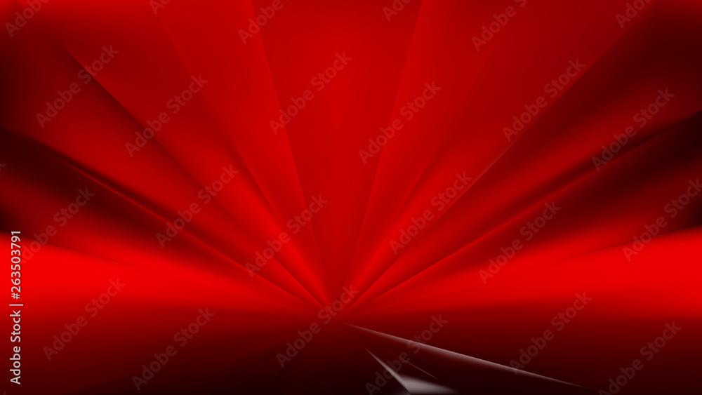 Cool Red Rays Background Vector Art Stock Vector | Adobe Stock