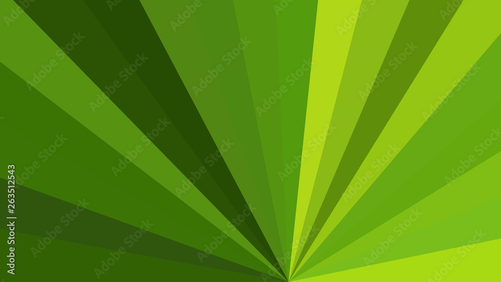 Abstract Green Rays Background Illustration Stock Vector | Adobe Stock