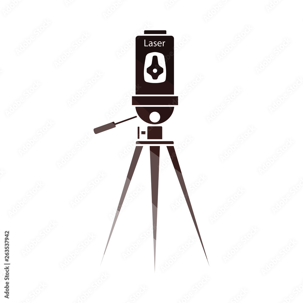 Laser level tool icon Stock Vector | Adobe Stock