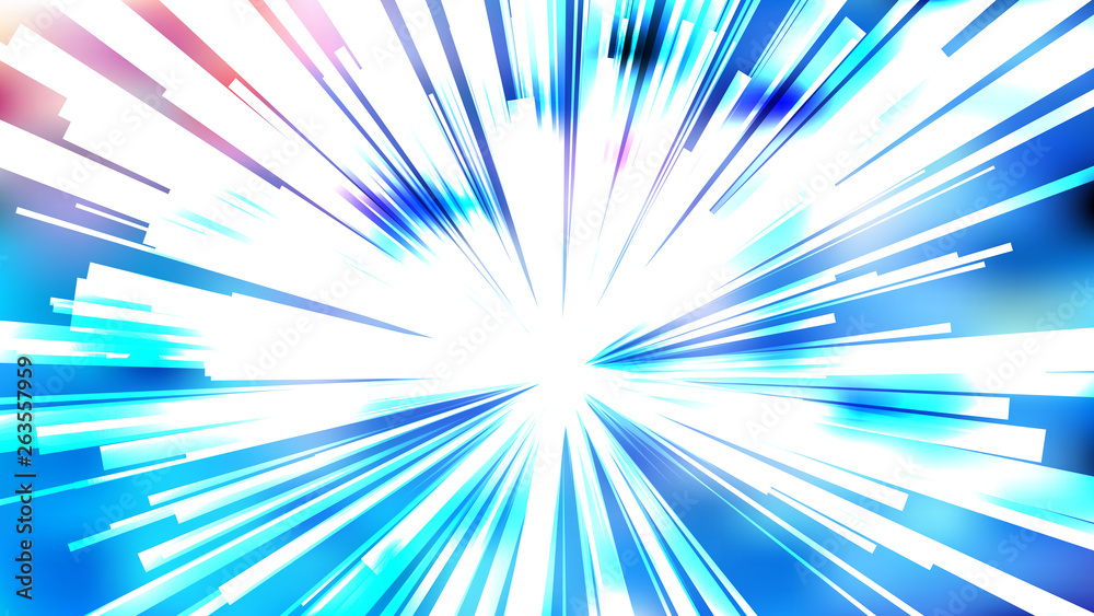 Abstract Blue and White Radial Background Illustration Stock Vector ...