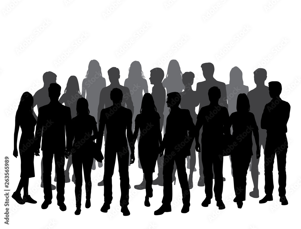 Group Silhouette Vector