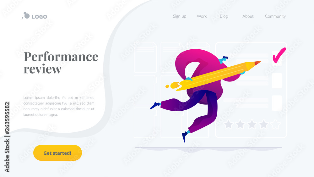 Employee evaluation, assessment form and report, performance review ...