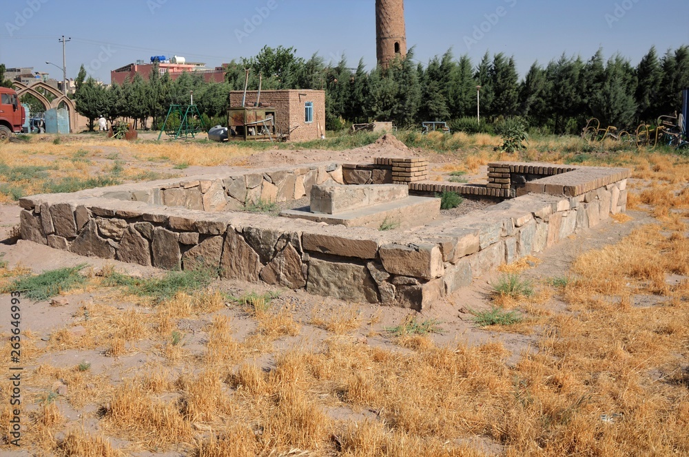 The tomb of the poet Ali Sir Nevai in Herat, Afghanistan. Stock Photo ...