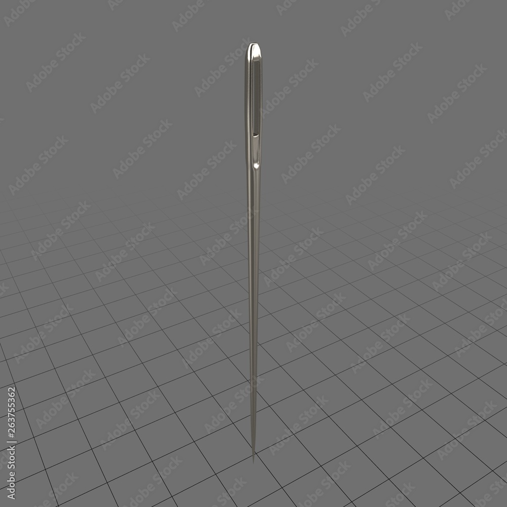 Sewing needle Stock 3D asset | Adobe Stock