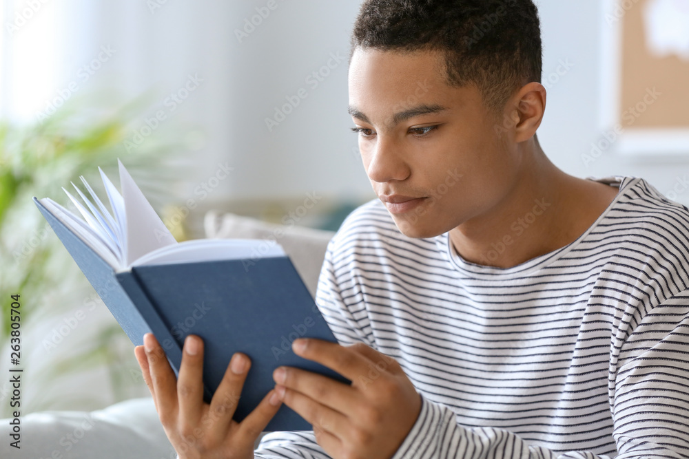 Boy Reading A Book