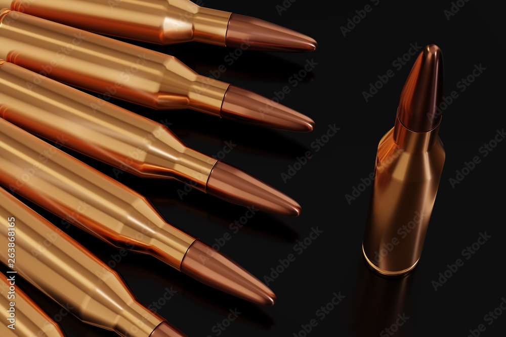 Rifle bullets background Stock Illustration | Adobe Stock