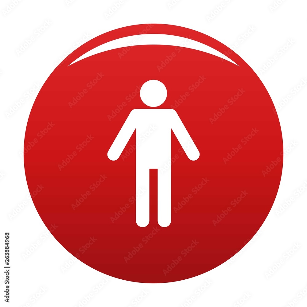 Stick figure stickman icon pictogram. Vector simple illustration of ...