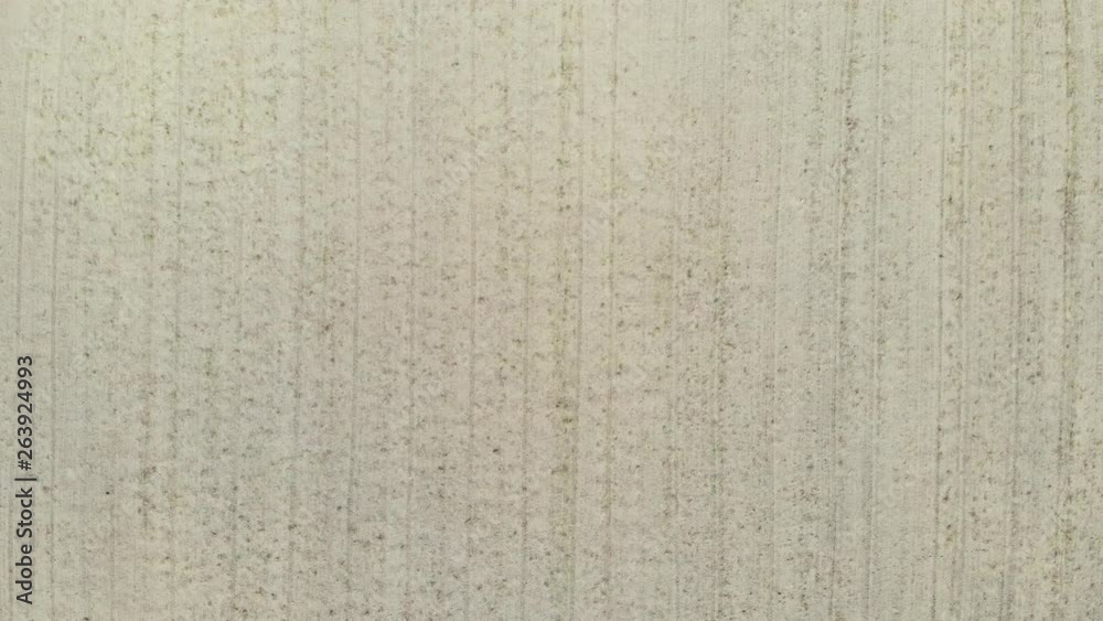 Aerial top down view. Crop agricultural fields. Rows of soil before ...