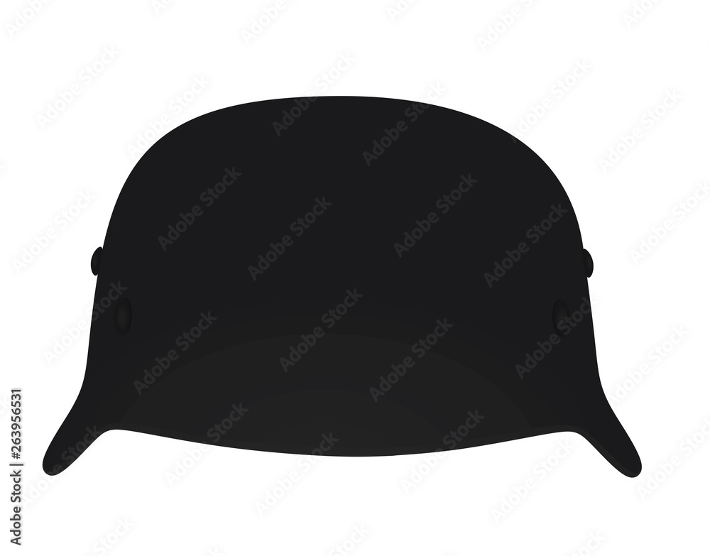 Military helmet. vector illustration Stock Vector | Adobe Stock
