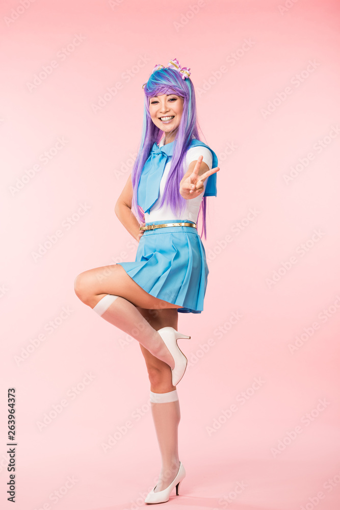 Anime Peace Sign Pose