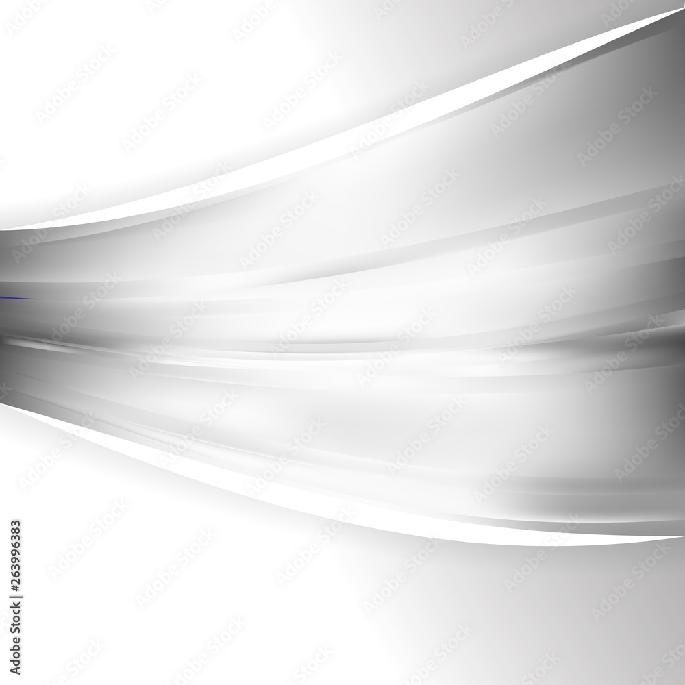 Abstract Grey and White Wave Business Background Stock Vector | Adobe Stock