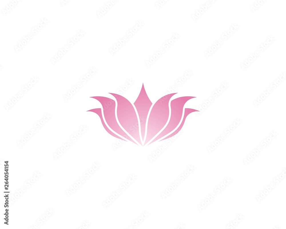 Lotus symbol illustration Stock Vector | Adobe Stock