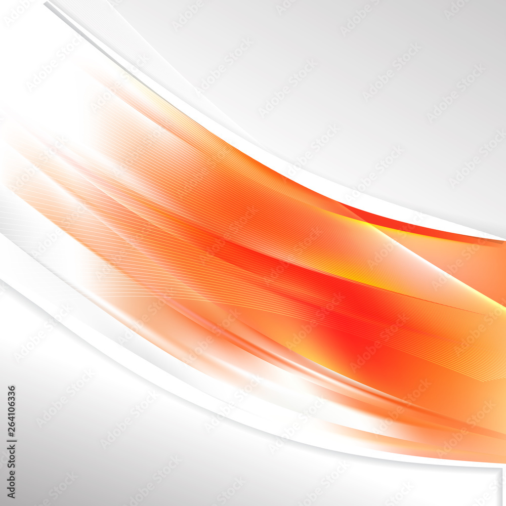 Abstract Orange and White Background Design Stock Vector | Adobe Stock