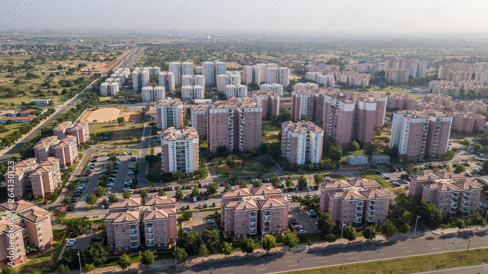 City of Kilamba from sky in Luanda Stock Photo | Adobe Stock