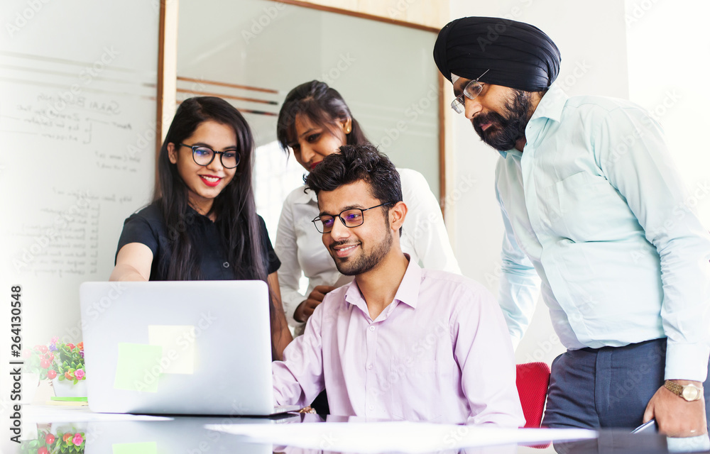 Indian business team working Stock Photo | Adobe Stock